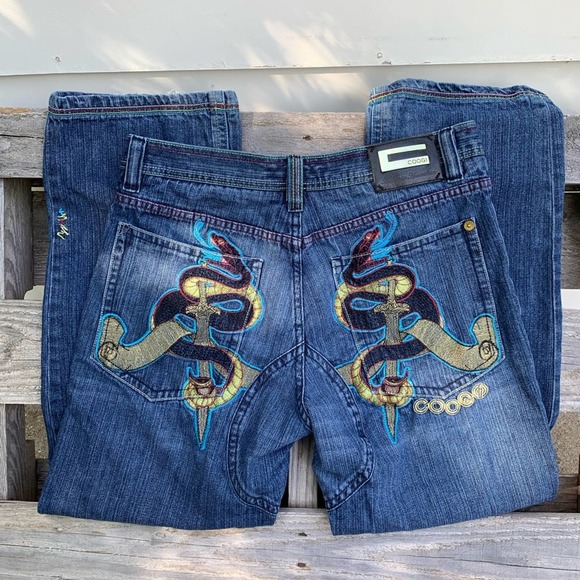 COOGI | Jeans | Retro Coogi Jeans Snake Sword Embroidered | Poshmark